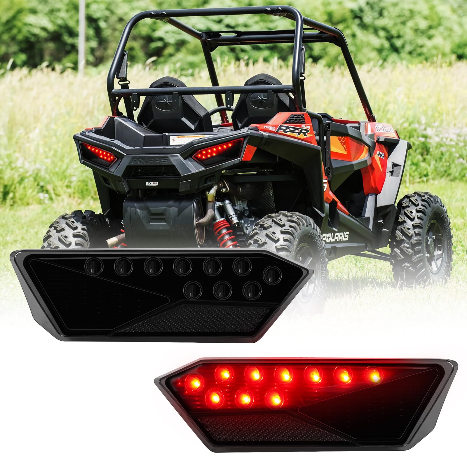 Amazon.com: LitMiRaCle UTV LED Tail Light Assembly for RZR 900 1000 ...