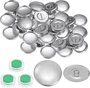 Amazon.com: HARFINGTON 30 Sets Self Cover Button Kit 44L 1.1" 27mm with ...