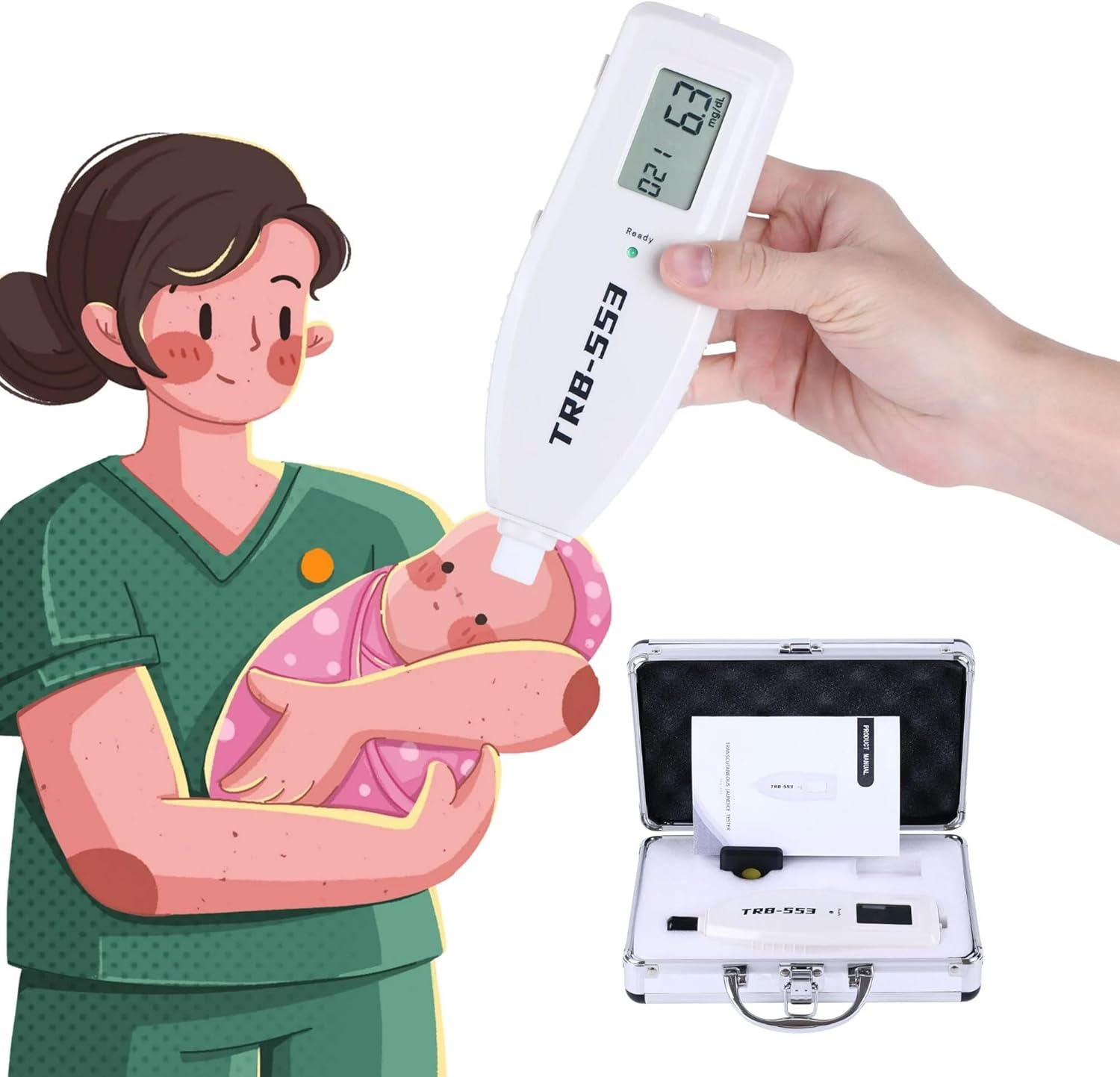 Percutaneous Jaundice Detector LCD Bilirubin Meter Nepal | Ubuy