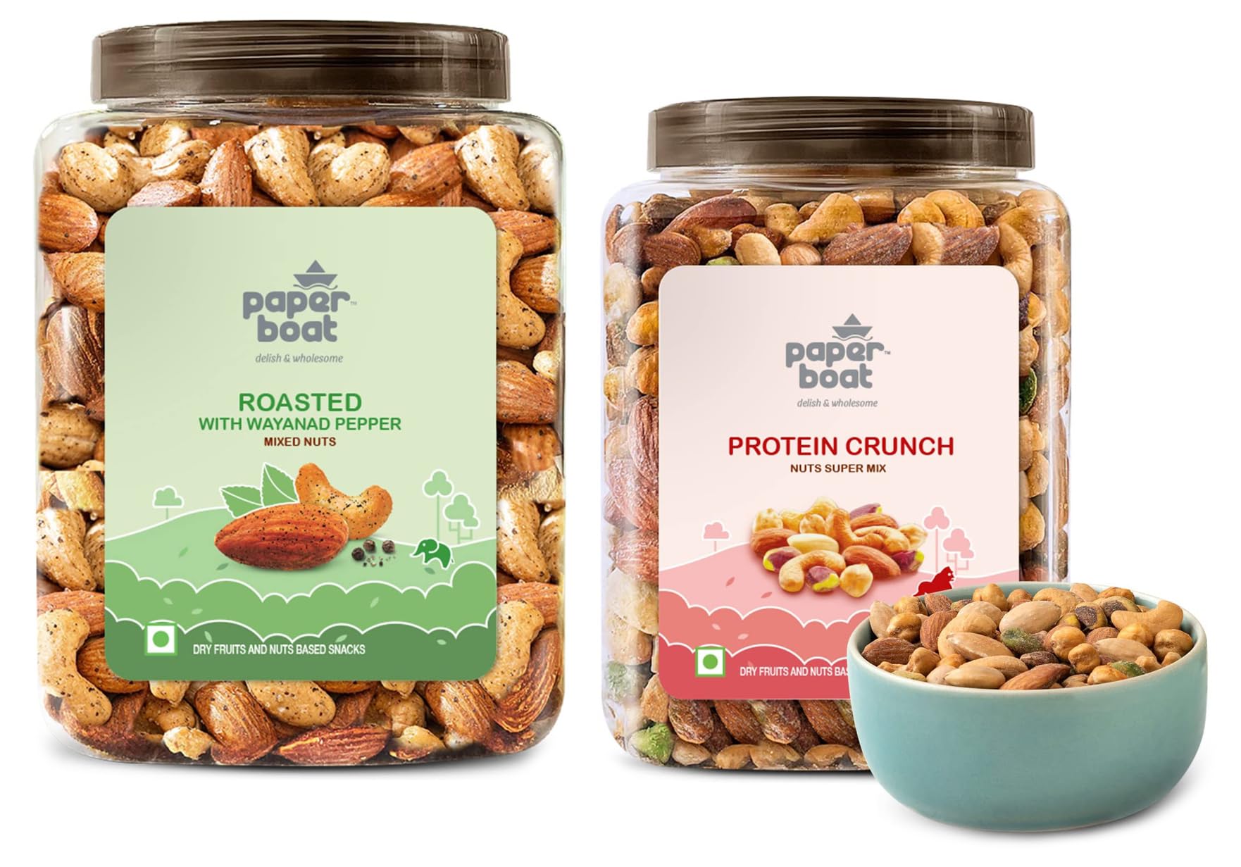 Paper Boat Protein Crunch, Premium Dry Fruit Mix, Healthy Trail Mix ...