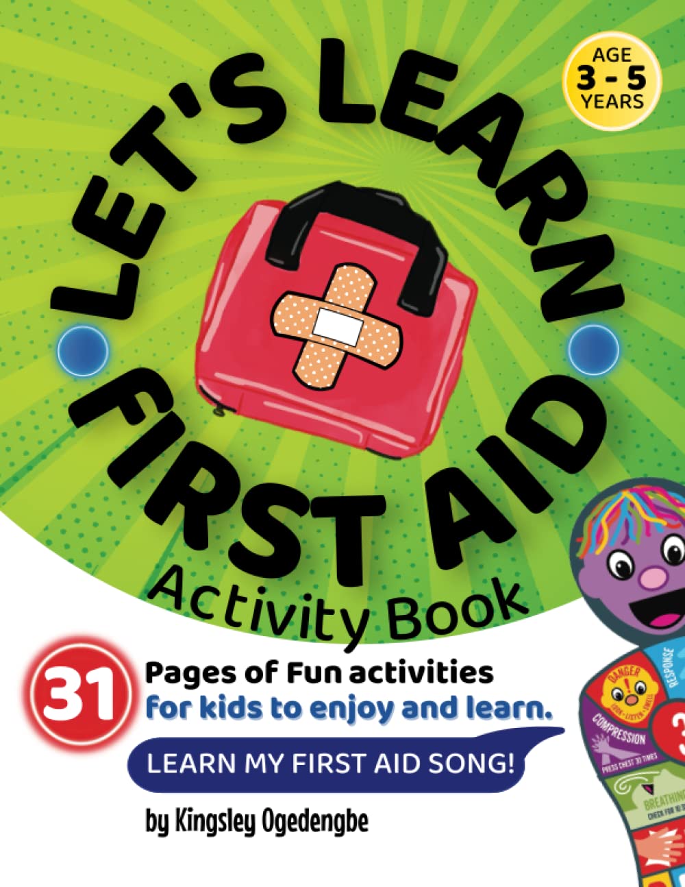 Lets Learn First Aid Activity Book: Activity Book for 3yrs-5yrs ...