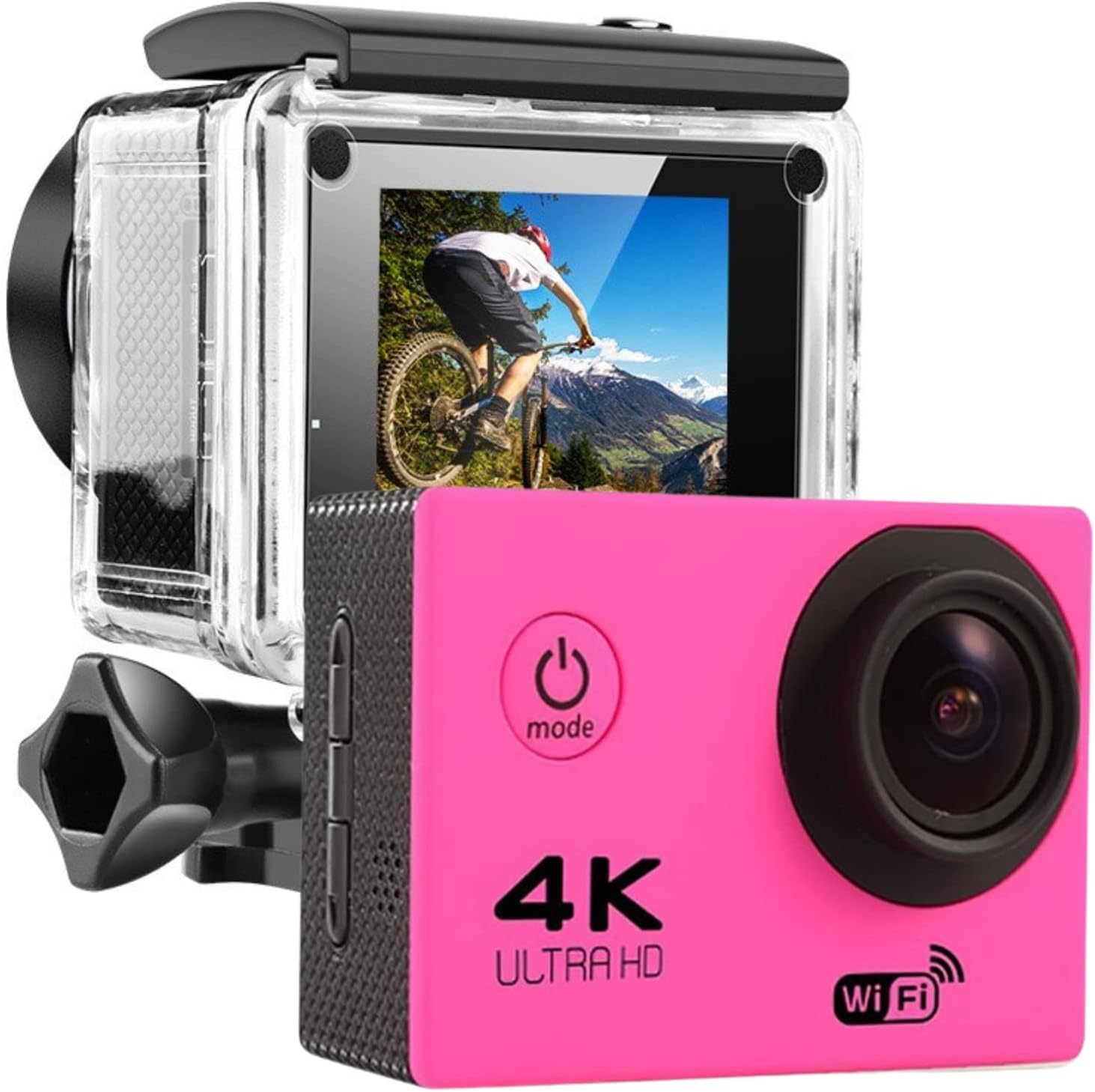 SJCAM Sj4000 Dual Screen 4K 30Fps/16Mp WiFi Action Digital Camera | 170° Ultra Wide Angle | 2.0 ...