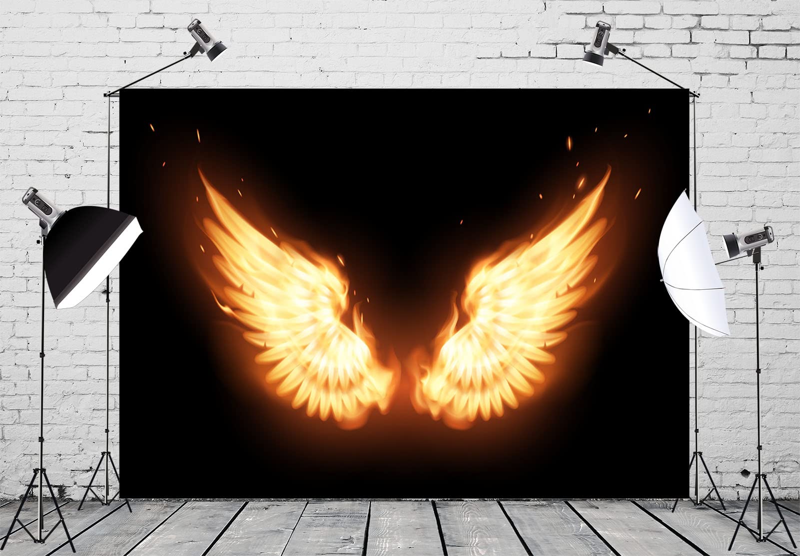 Angel Wings On Fire