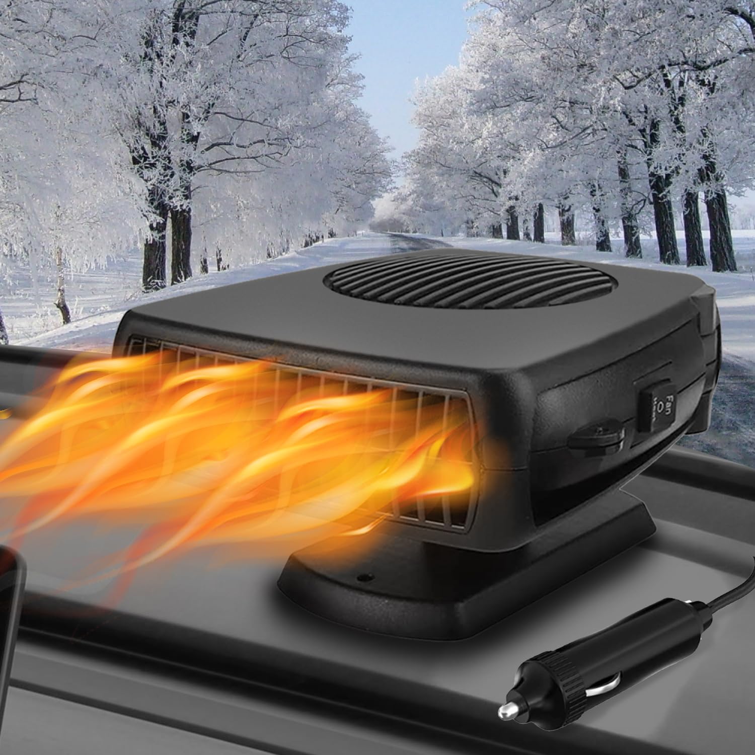 Amazon.com: Car Heater, Car Heater That Plugs into Cigarette Lighter ...