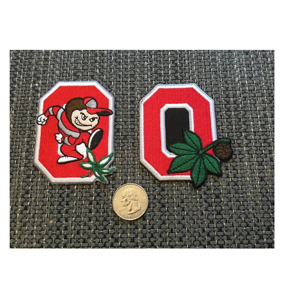 Amazon.com: cheevideesansabai (2) OSU The Ohio State Vintage Embroidered Iron On Patch lot 3"