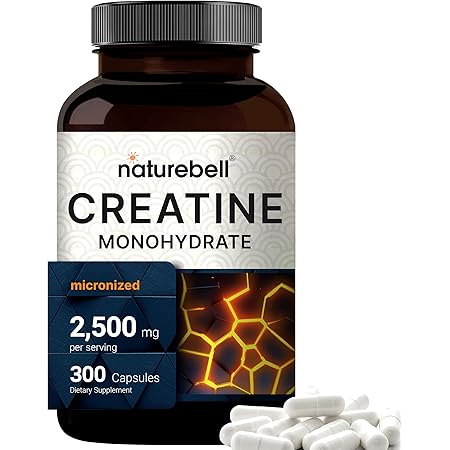 Amazon.com: BODYTECH Creatine Monohydrate (300 Capsules) : Health ...