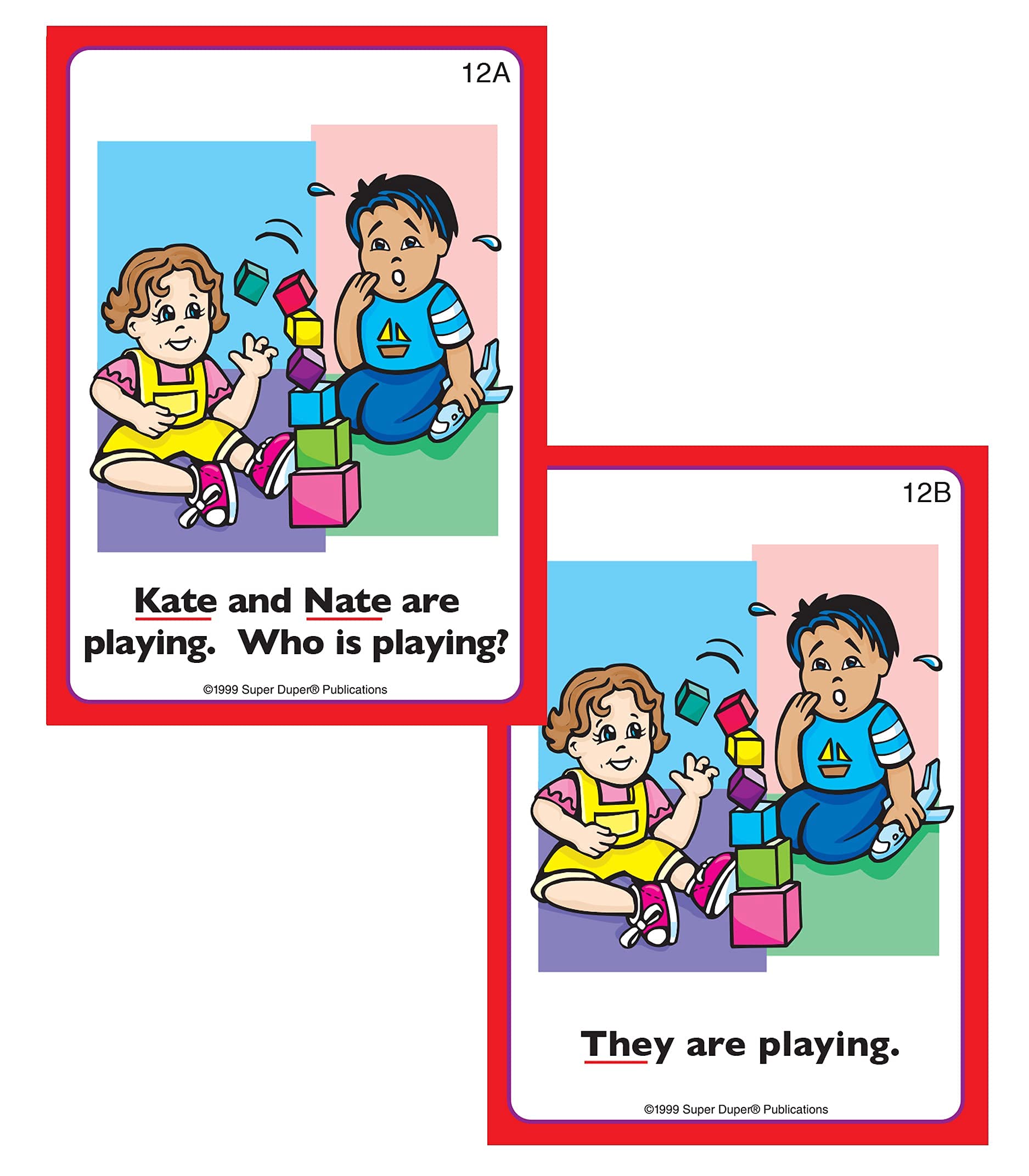 Snapklik.com : Pronoun Parade Flash Cards Grammar And Reading Skills ...