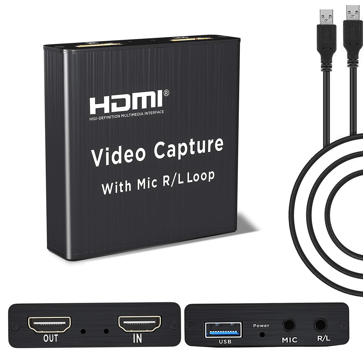 Readyxio Game Capture Card, 4K Audio Video Capture Car...B08LMSHRW4 ...