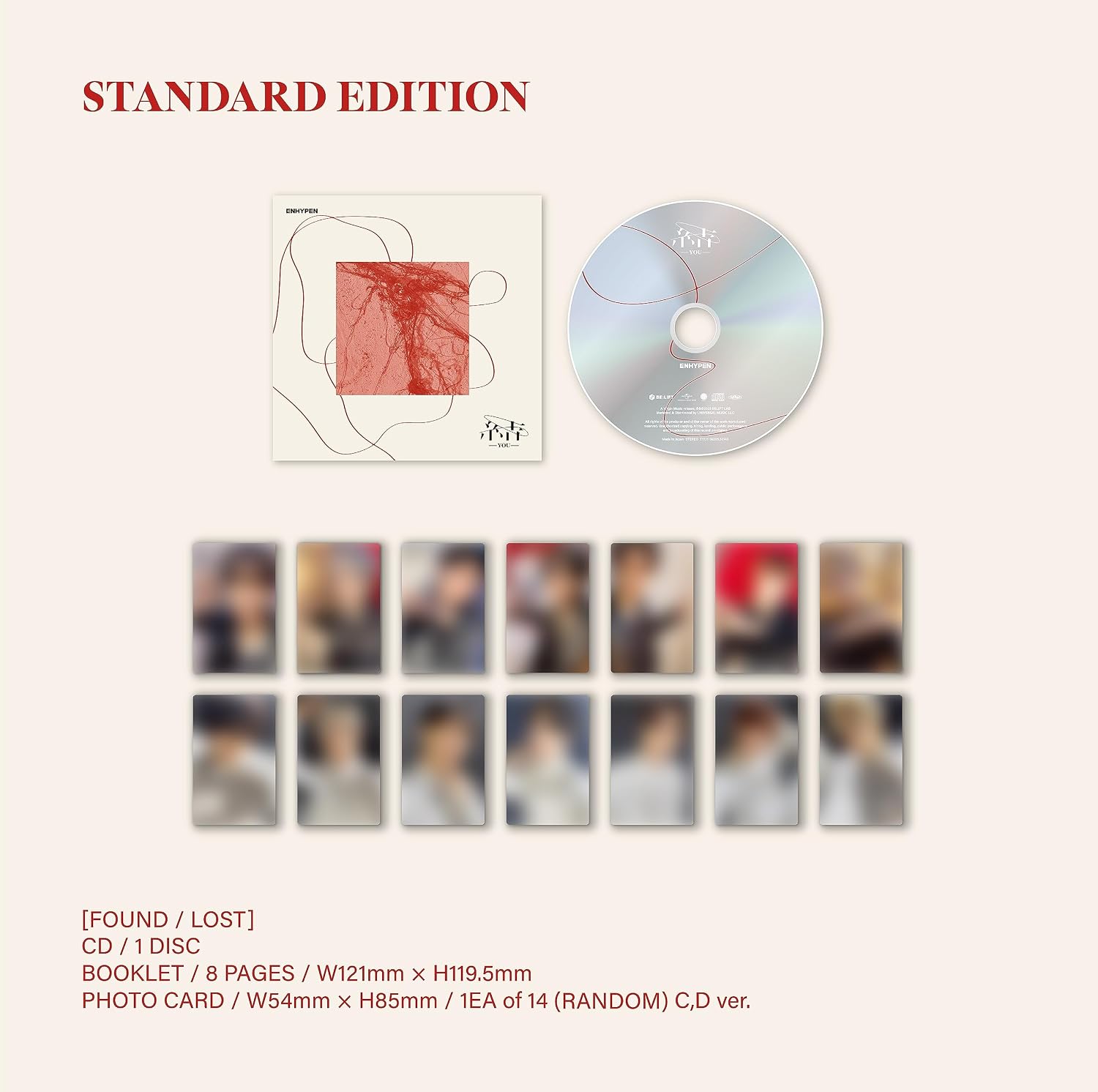 ENHYPEN - YOU[Standard Edition CD] - Amazon.com Music