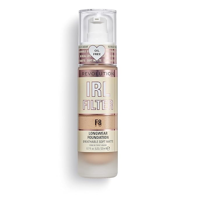 Amazon.com : Revolution, IRL Filter Longwear Foundation, Soft ...