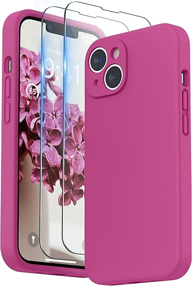 Amazon.com: SURPHY Compatible with iPhone 14 Case with Screen Protector ...