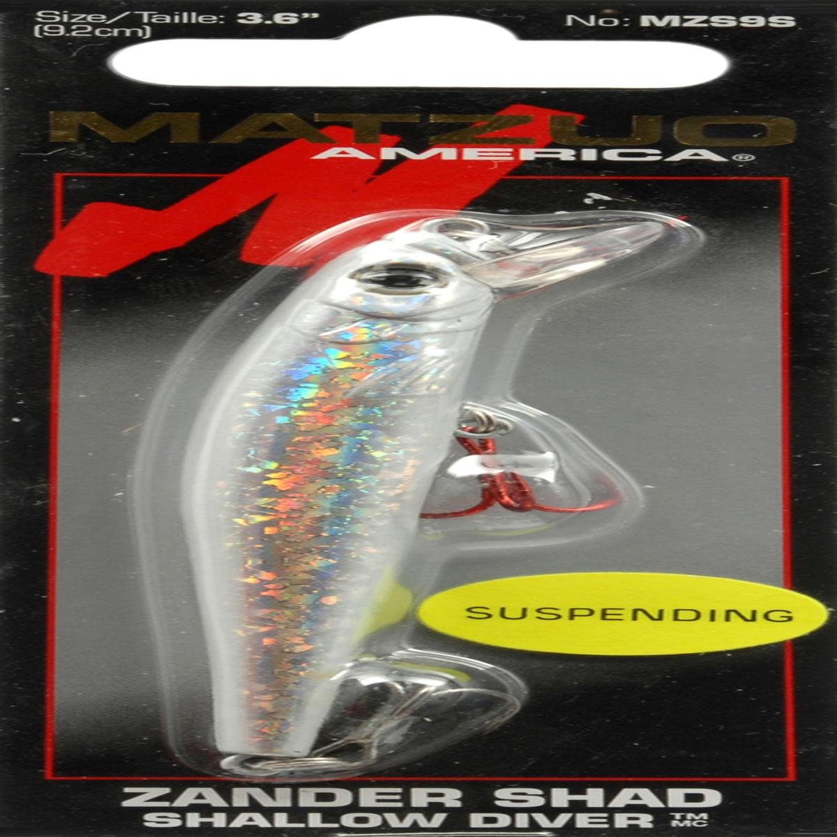 Buy Matzuo Zander Shad Shallow Diving Fishing Bait (White Satin) Online ...
