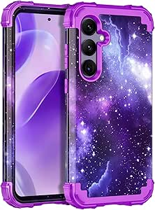 Amazon.com: Miqala for Galaxy S24 5G Case,Glow in The Dark Three Layer Heavy Duty Shockproof ...