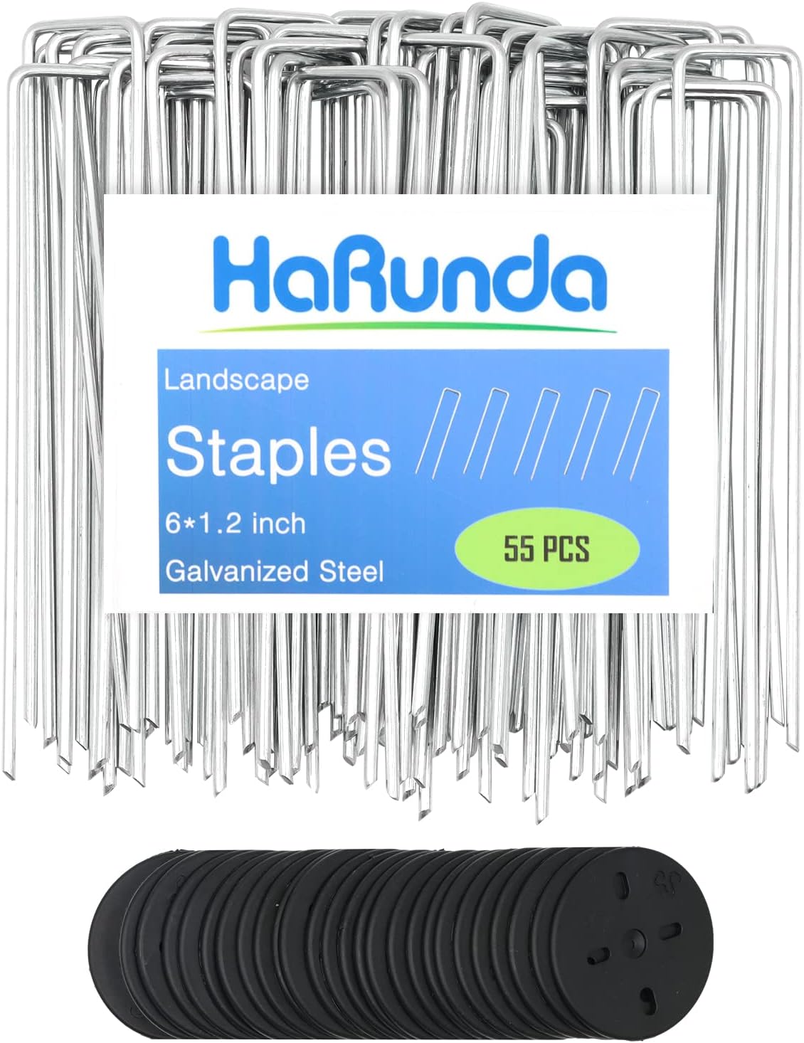 Amazon.com : Heavy Duty Landscape Staples Set with Fixed Gaskets, U ...