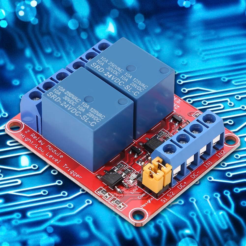 Keenso 4-Kanal-Relaismodul-Relaiskarte mit Optokoppler-Low-Trigger ...