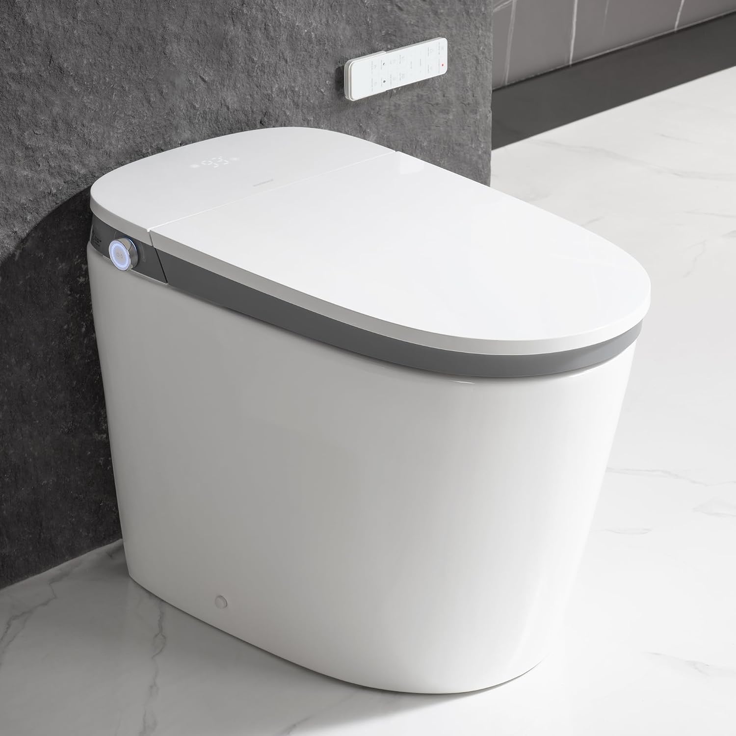 Amazon.com: WOODBRIDGE Smart Toilet with Auto Open/Close,1000g MaP ...