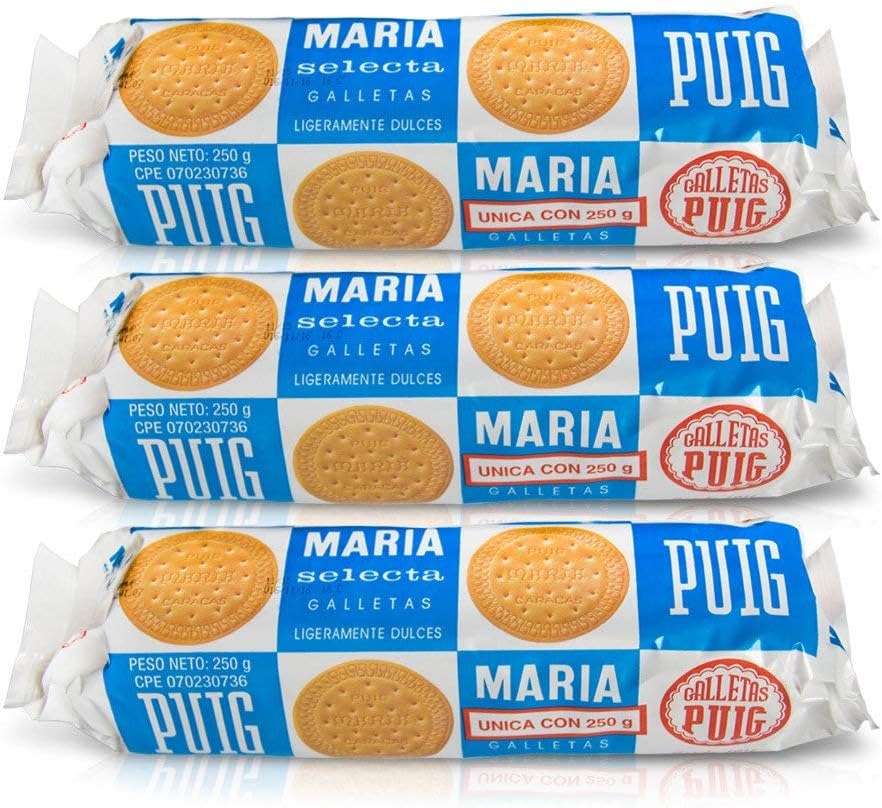 Amazon.com: MARIA Cookies Puig 4 pack of 168g each : Grocery & Gourmet Food