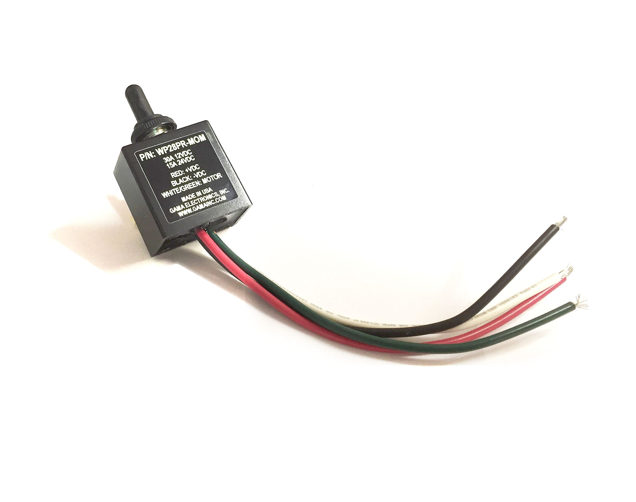 Buy GAMA Electronics Waterproof 3 Position On-Off-On Toggle Switch ...