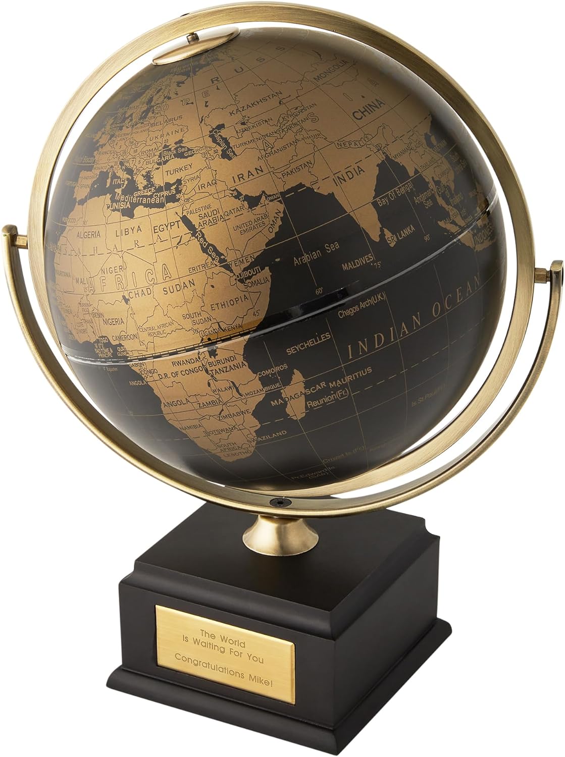 Amazon.com: THINGS REMEMBERED Engraved Black and Gold Tabletop Keepsake ...