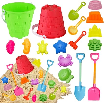 Holady 17 Stück Strandspielzeug für Kinder - Kinder Sandspielzeug ...