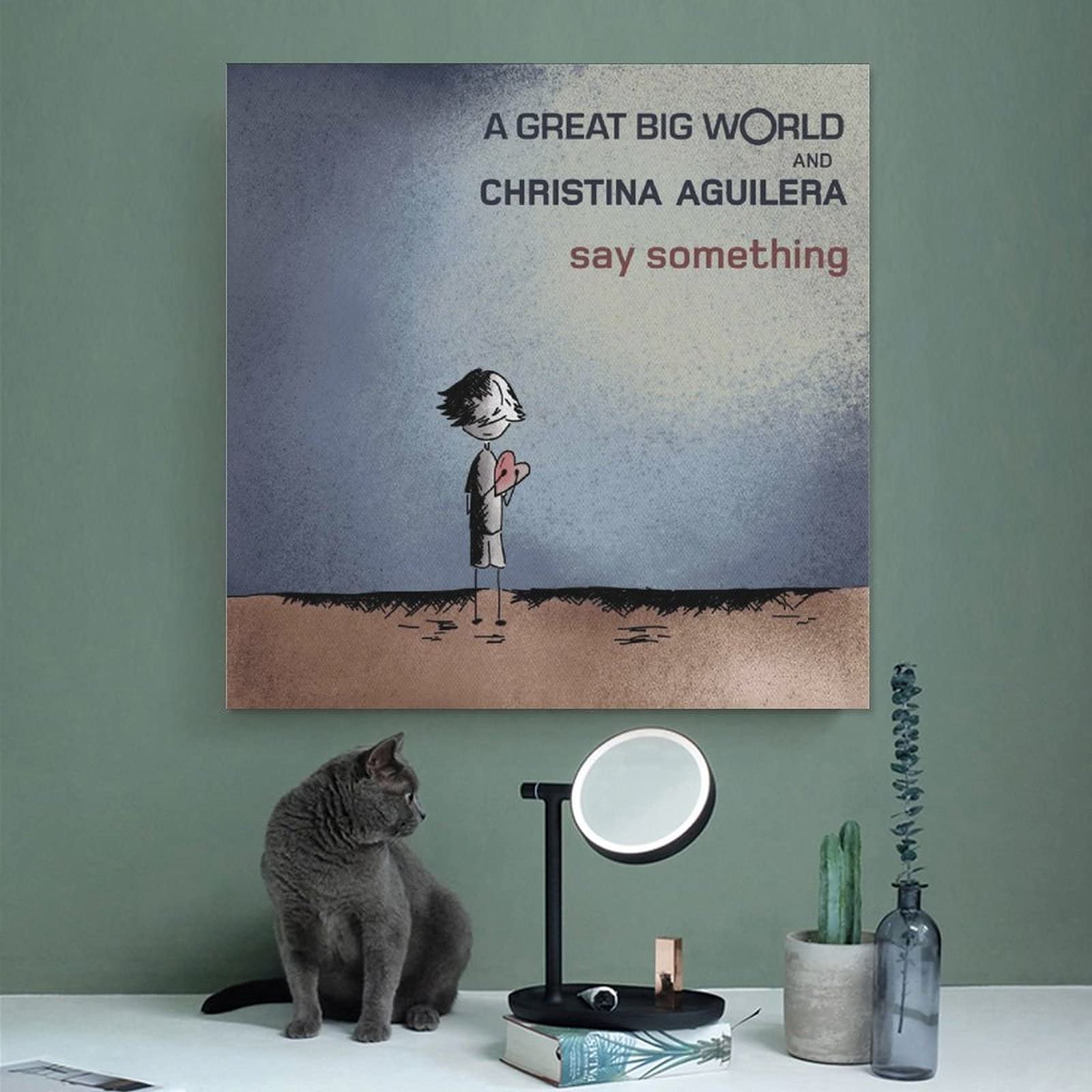 Christina Aguilera Say Something Album Cover