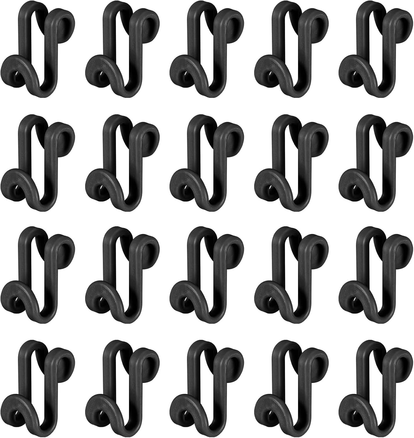 Amazon.com: uxcell Clothes Hanger Connector Hooks, 20Pcs - ABS Hanger ...