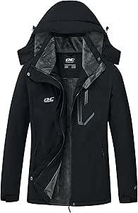 Amazon.com : Diamond Candy Women's Winter Ski Jacket Hooded Windproof ...