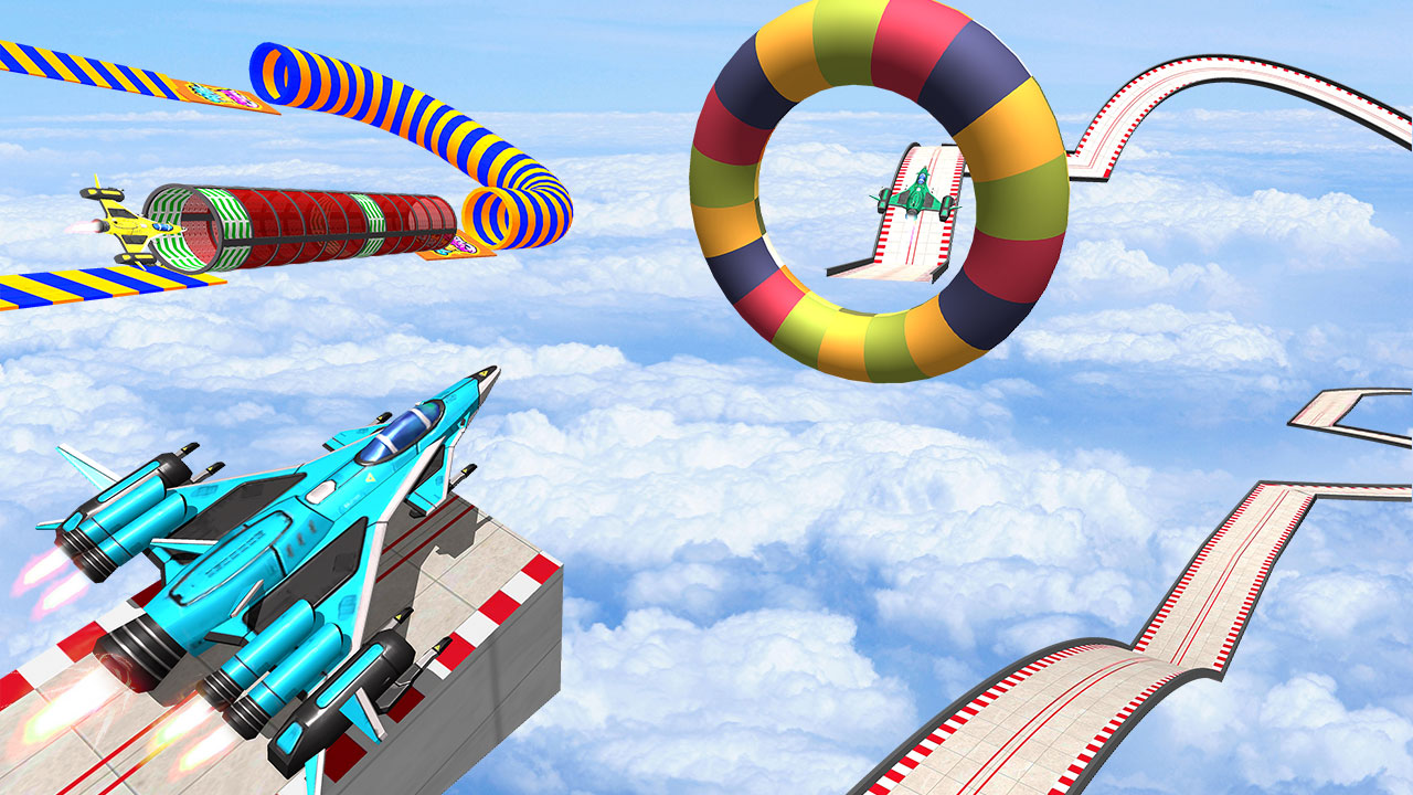 Jet Stunt Racing: Flight Simulator 3D - Mega Ramp Stunt Plane Pilot ...