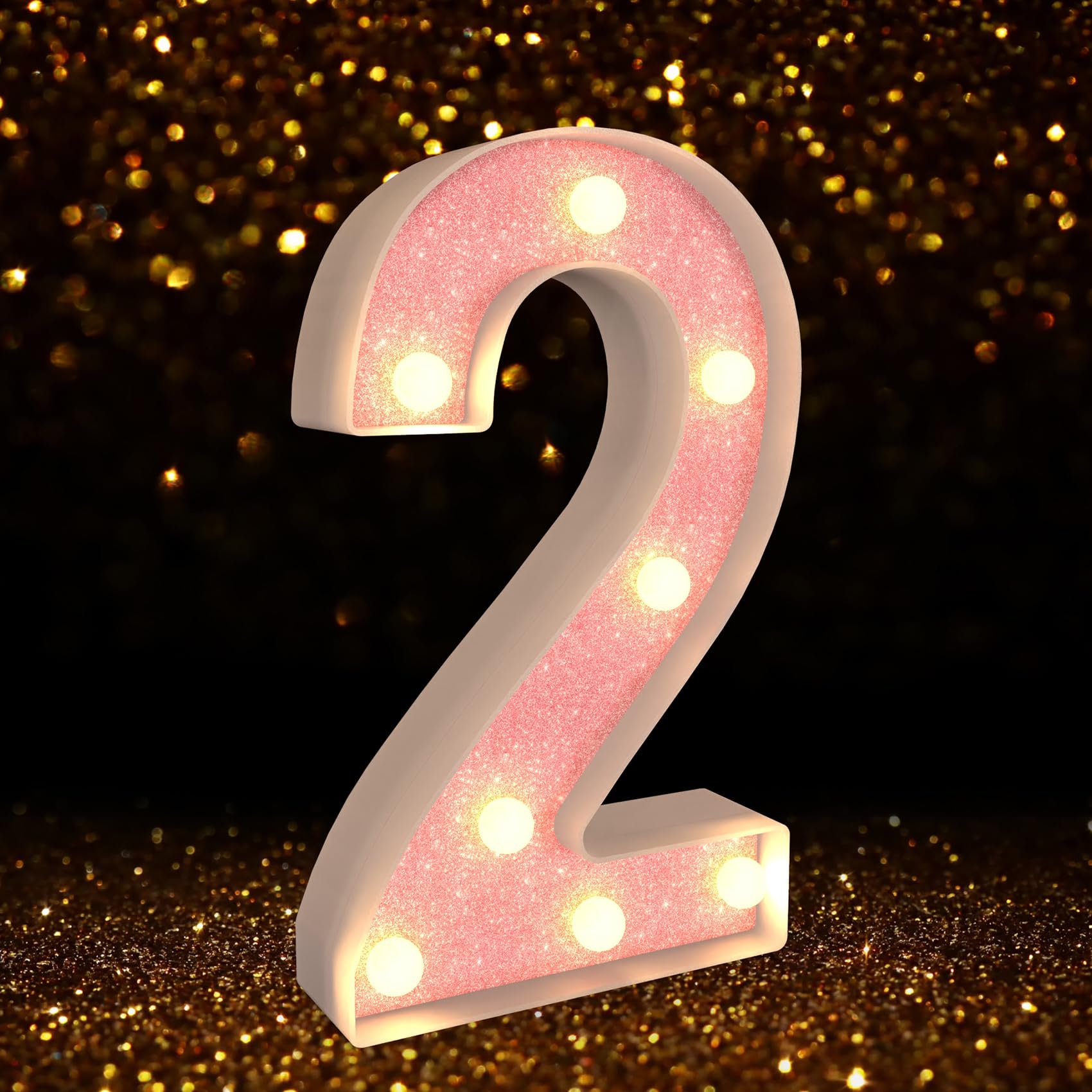 Amazon.com: Marquee Numbers Light up Numbers, 0-9 Number Battery ...