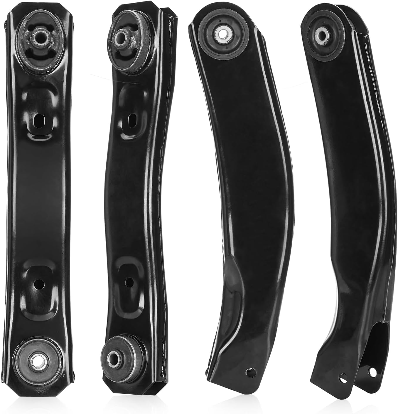 Amazon.com: Front Upper & Lower Control Arms w/Bushing Assembly for ...