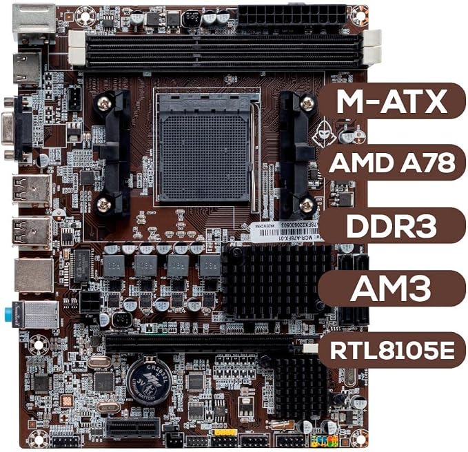 Placa Mae Mancer A520M-DX, DDR4,Socket AMD AM4, M-ATX, Chipset AMD A520 ...