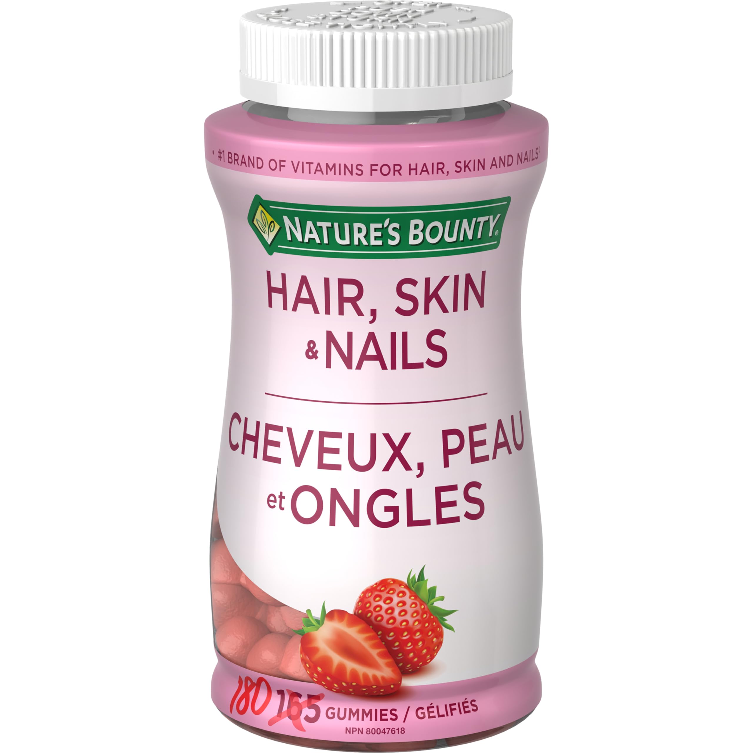NATURE'S BOUNTY Hair, Skin & Nails, Helps Maintain Health of Hair, Skin ...