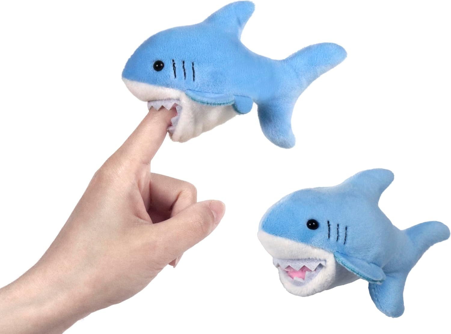 Amazon.com: Ice King Bear Little Shark Finger Puppets Stuffed Animals ...