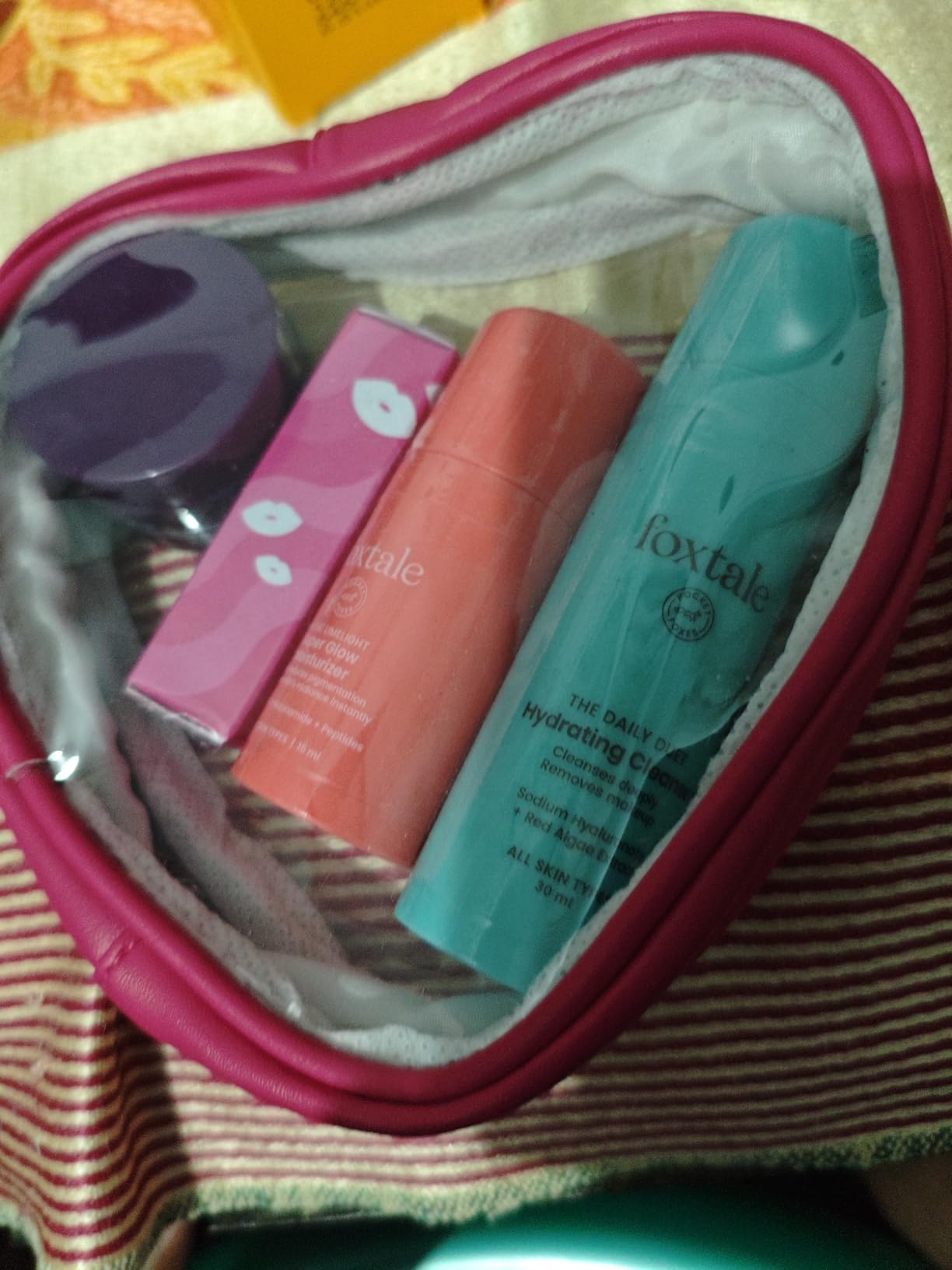 Foxtale Glow On Heartbeat Skincare Gift Set | Hydrating Cleanser, Tan ...