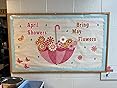 Amazon.com : Summer Classroom Bulletin Board Set May Showers Flowers ...