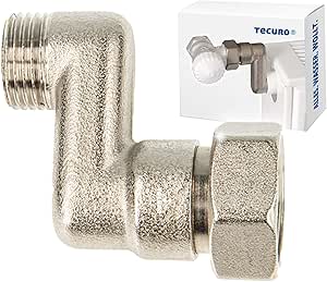 tecuro S-Connection Radiator 30 mm Height Adjustment with Euro Cone, DN ...