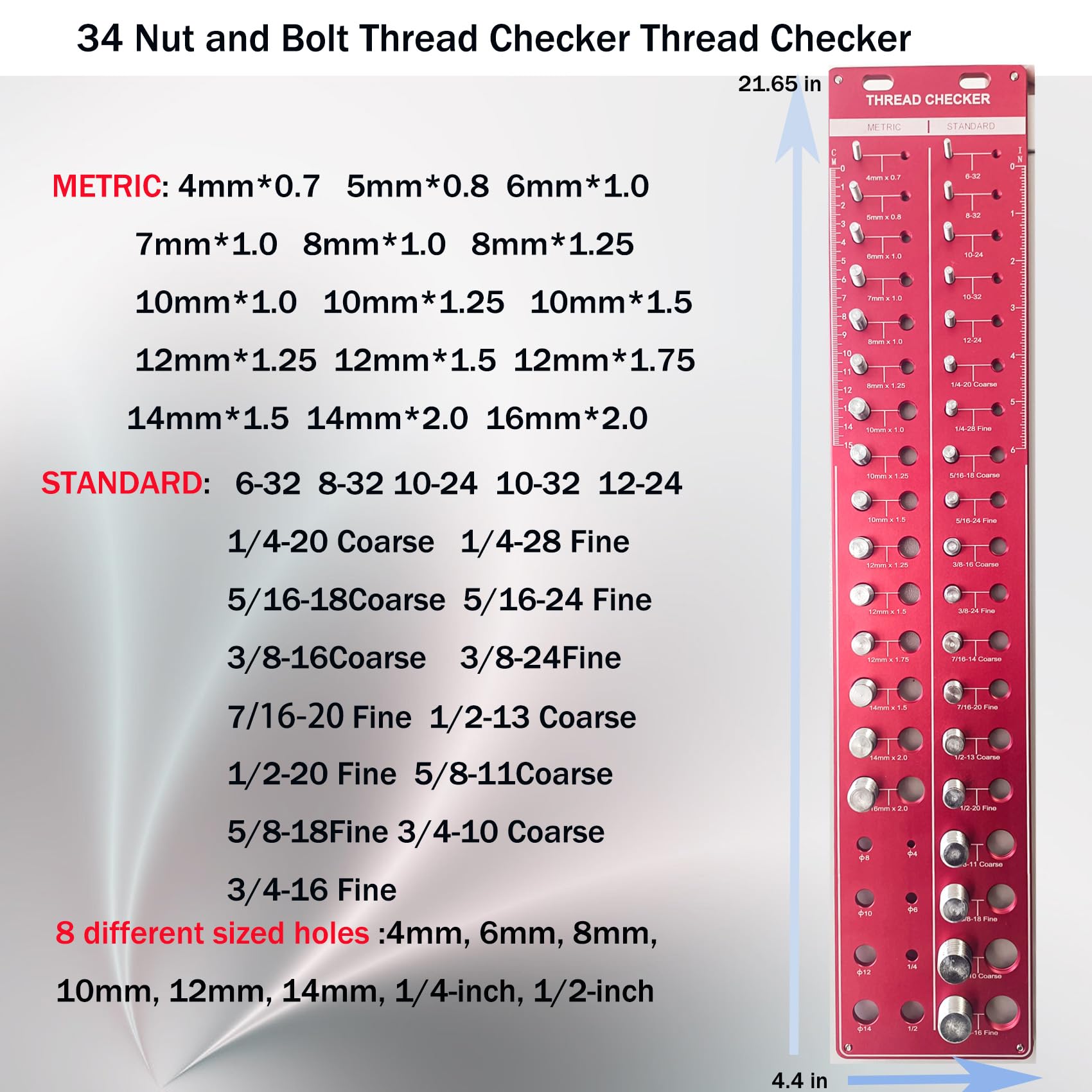 Snapklik.com : Fxsmgdy Bolt Identifier Board