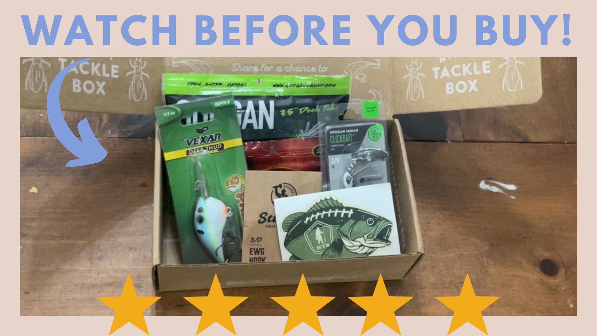 Watch Fun for every fisherman inside this Catch Co mystery boxes! on ...