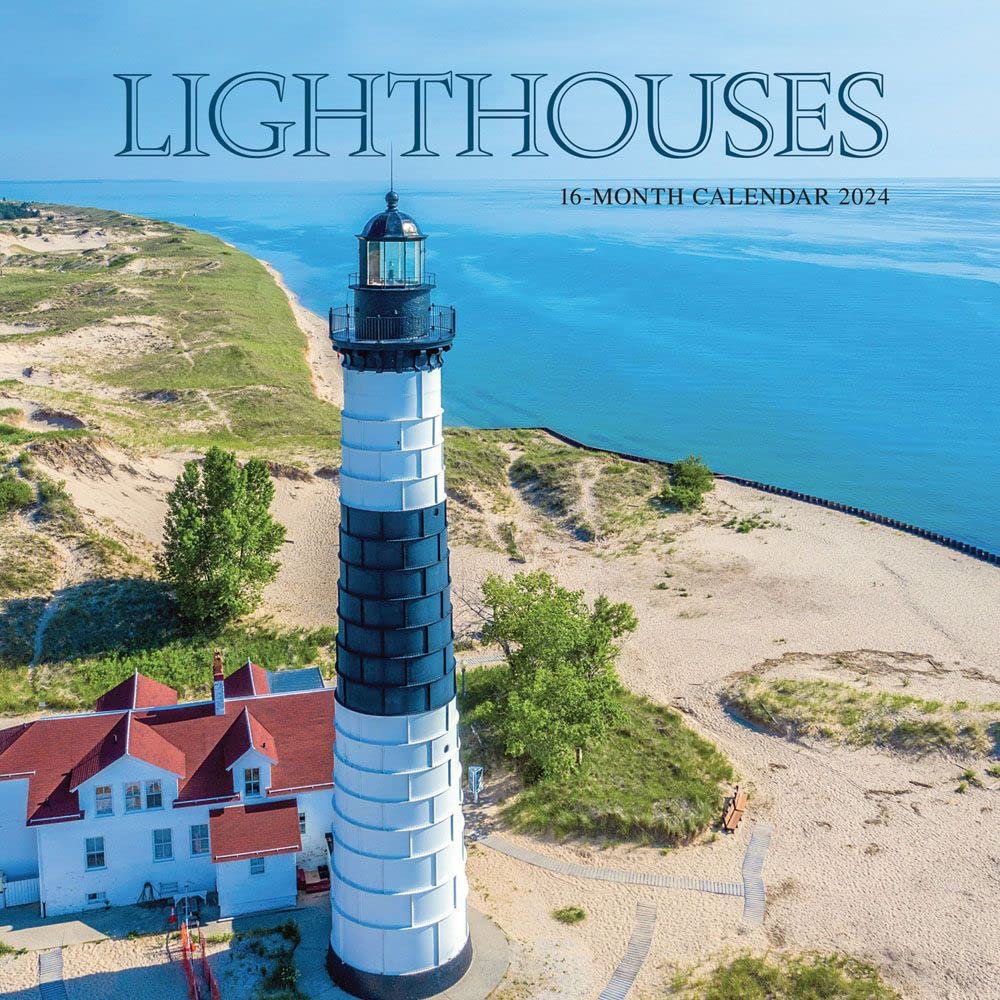 Amazon.com: Carousel Calendars, Lighthouses 2024 Wall Calendar : Office ...