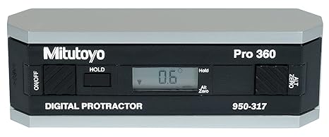 Mitutoyo 950-315, Digital Protractor/Digital Level, Pro360, 6" : Amazon ...