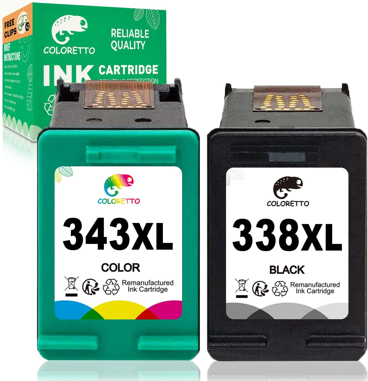HP C8766EE 343 Original Ink Cartridge, Tri-color, Single Pack : Amazon ...
