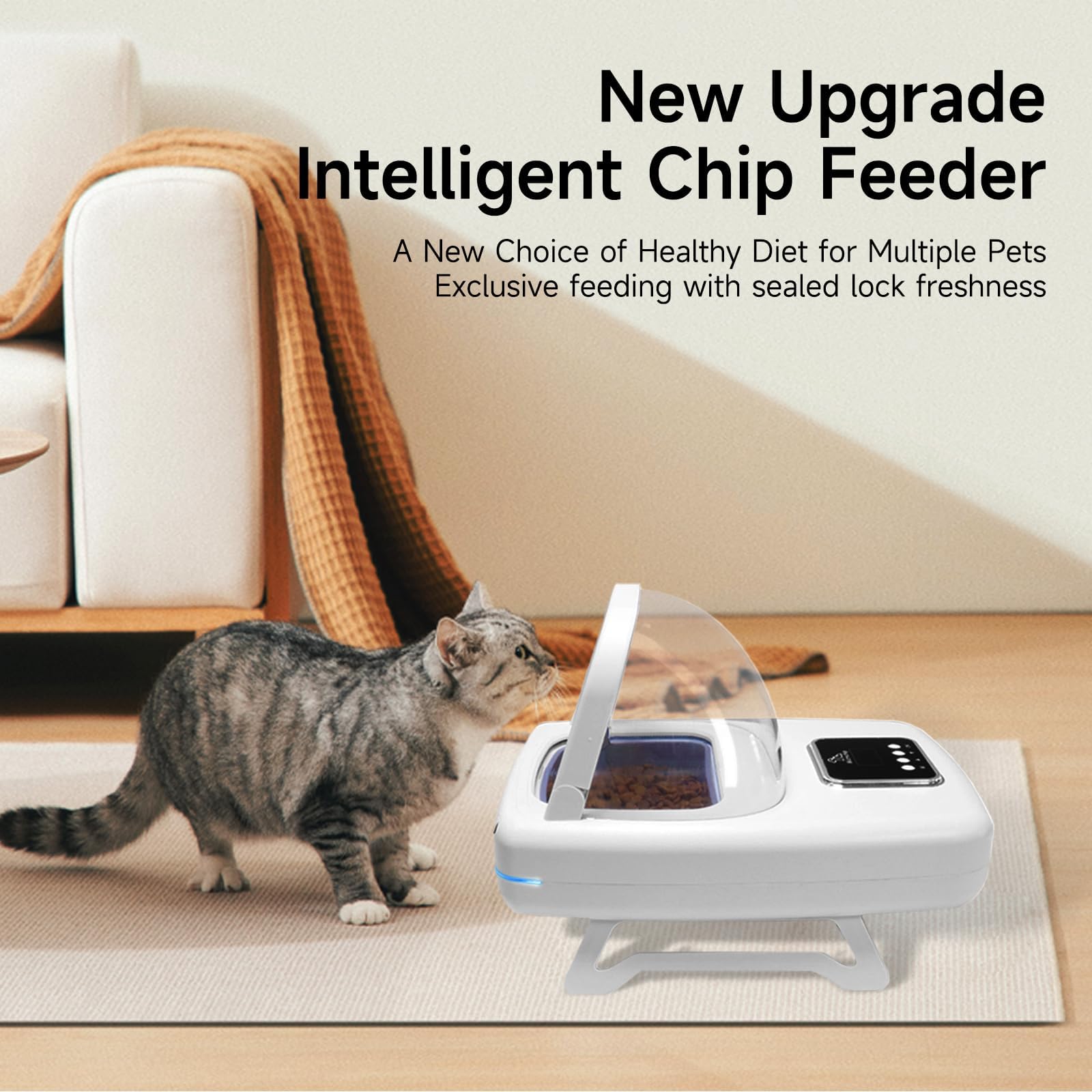 Micro Chip Feeder For Cats Smart Feeder Anti-snatch Replacement Chip ...