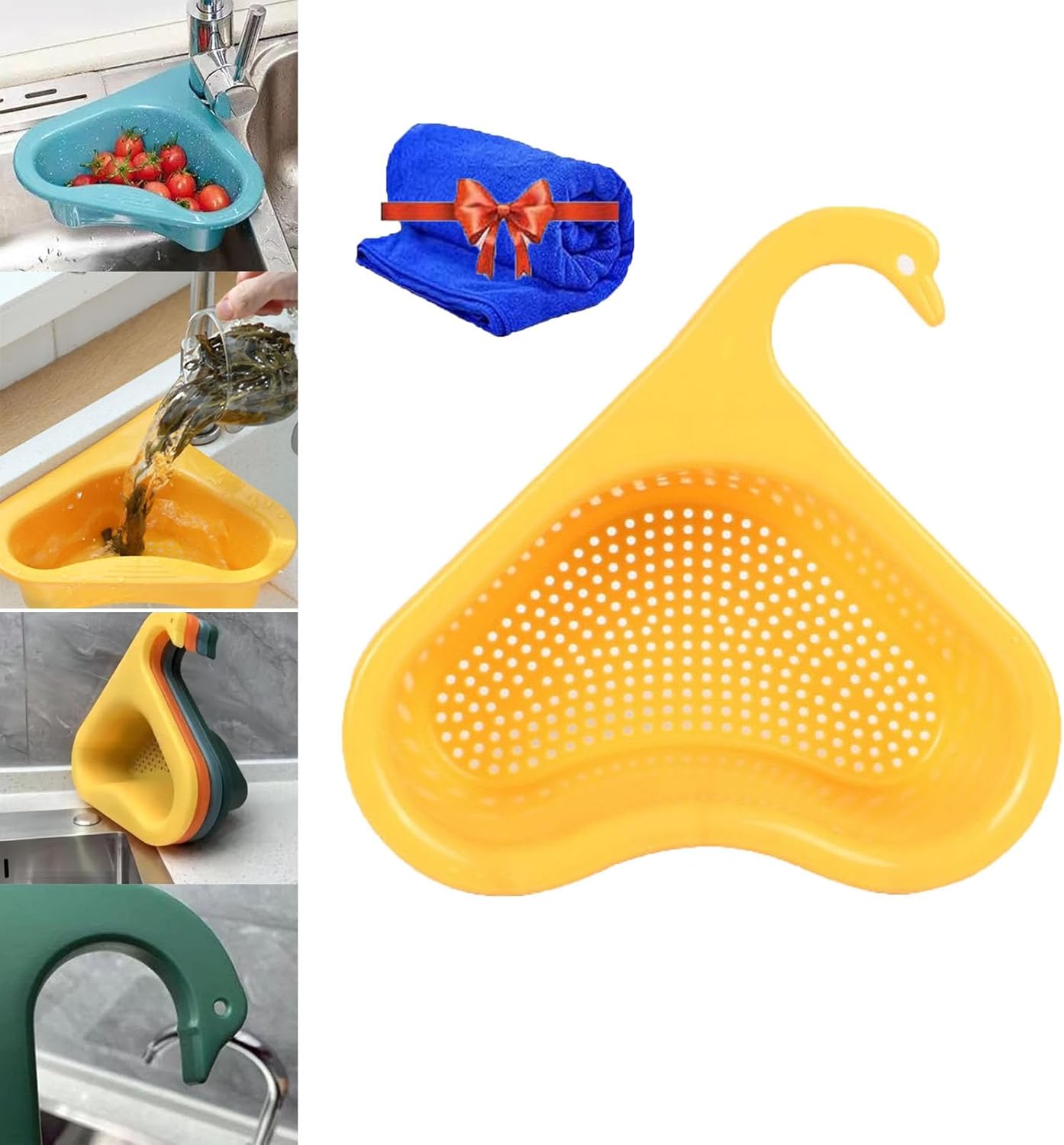 Strainer Pro, Faucet Hanging Filter Basket, Kitchen Sink Drain Basket ...