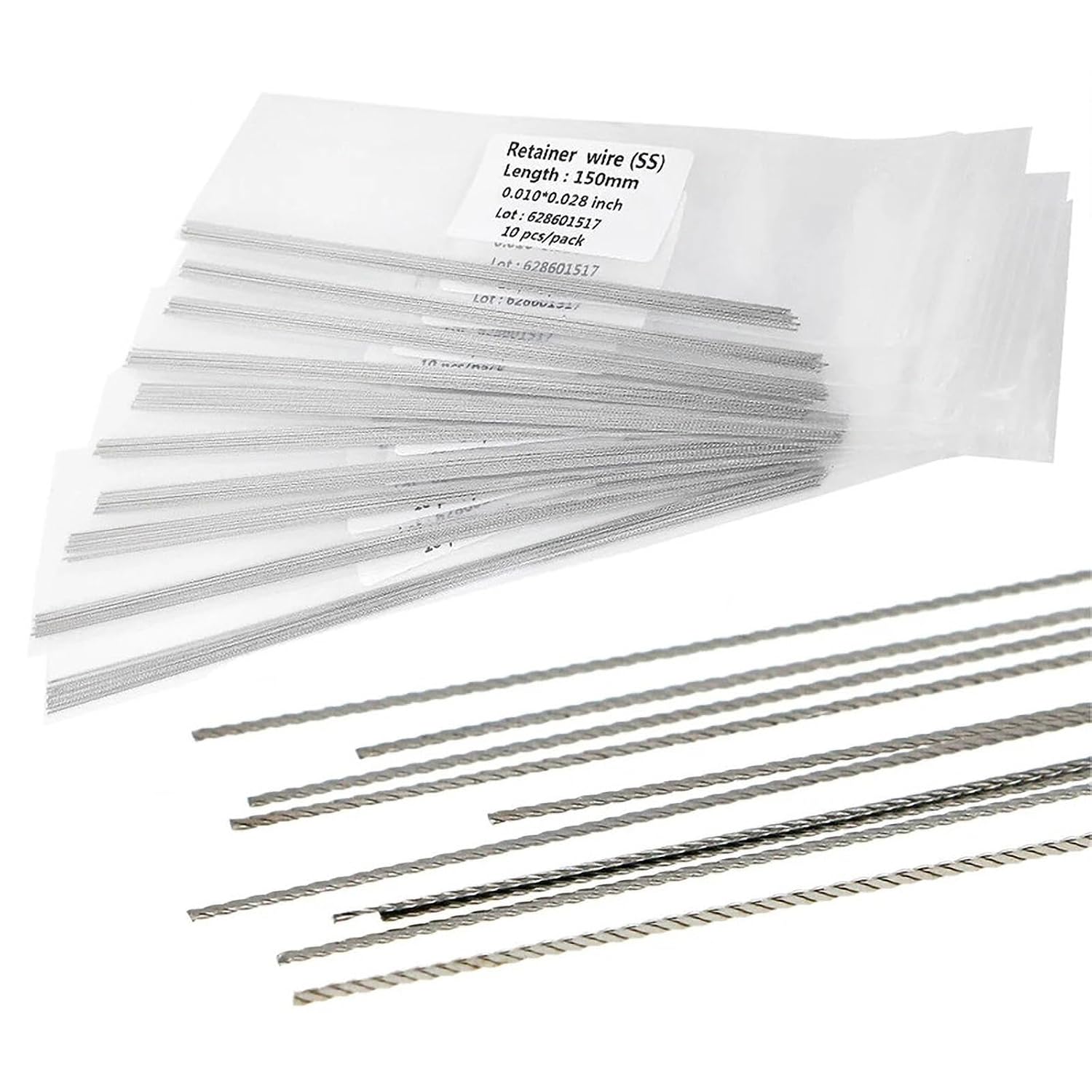Amazon.com: SEAVERRS 10pcs Lingual Retainer Wire Stainless SteelSuper ...
