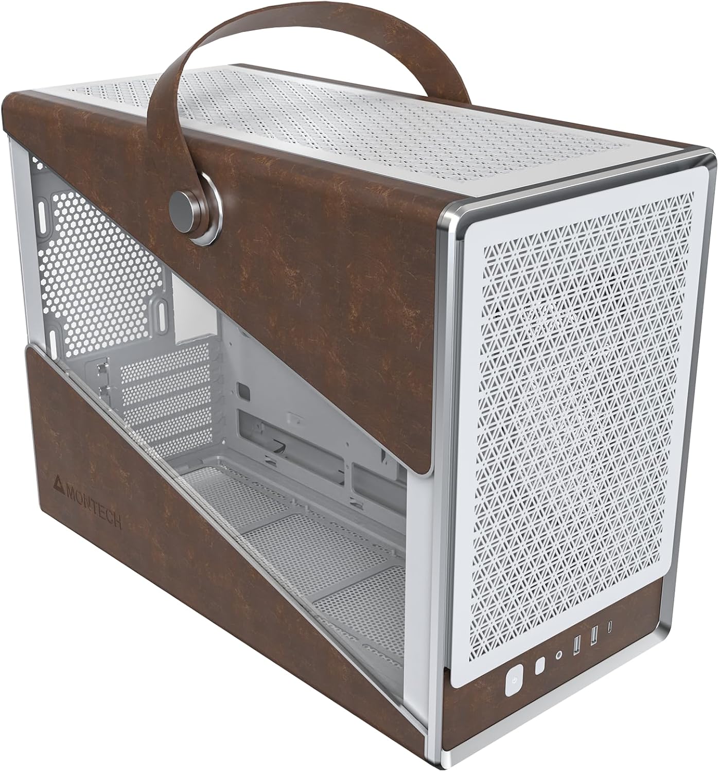 Amazon.com: MONTECH Heritage mATX, Micro Form Factor Compact Leather ...