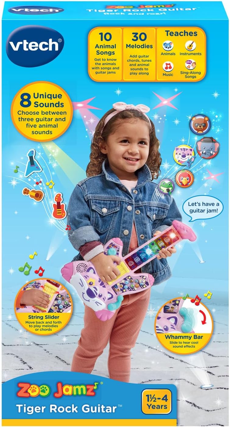 VTech Zoo Jamz Tiger Rock Guitarra Rosa – Yaxa Colombia