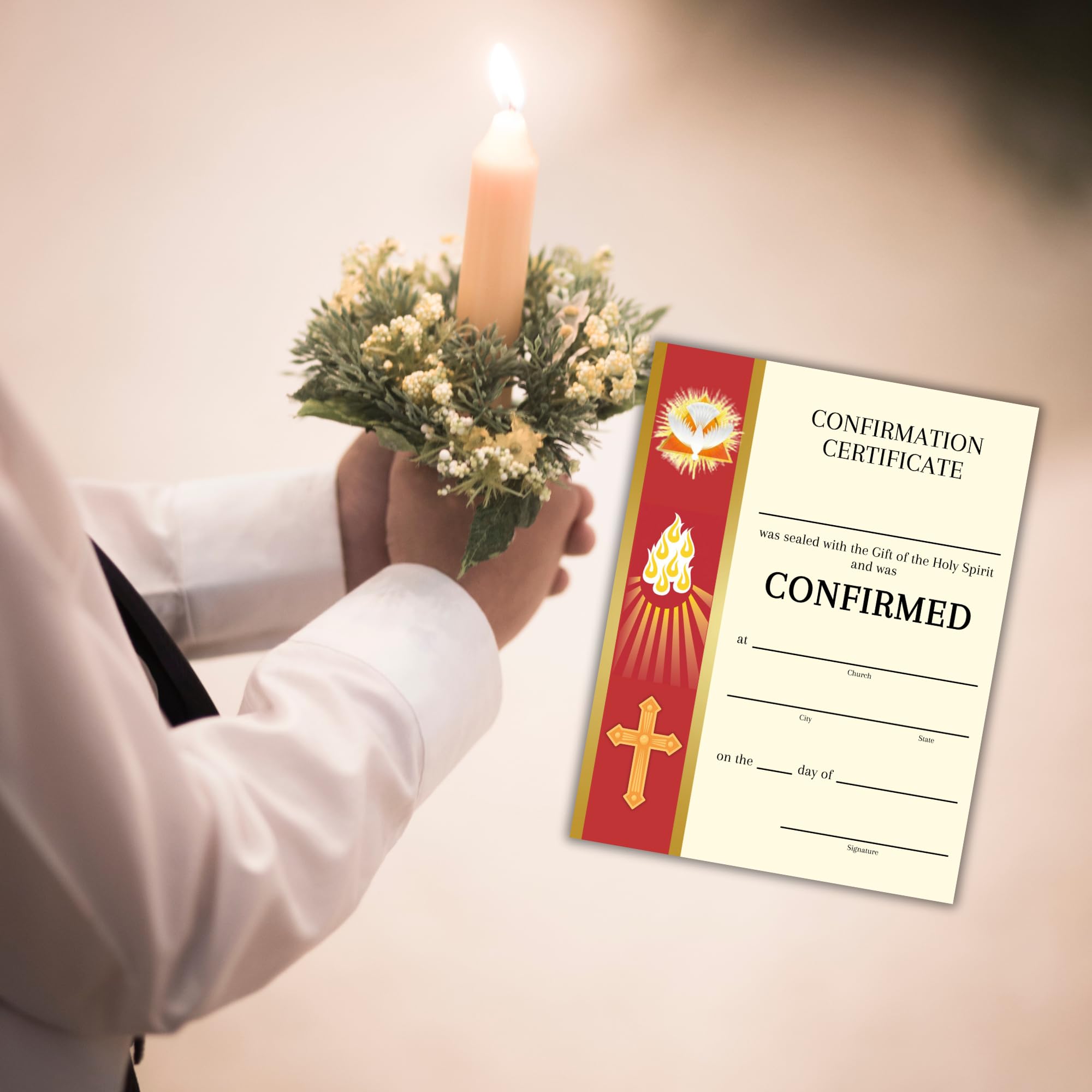 Catholic Confirmation Certificate Confirmation Certificate – Mary