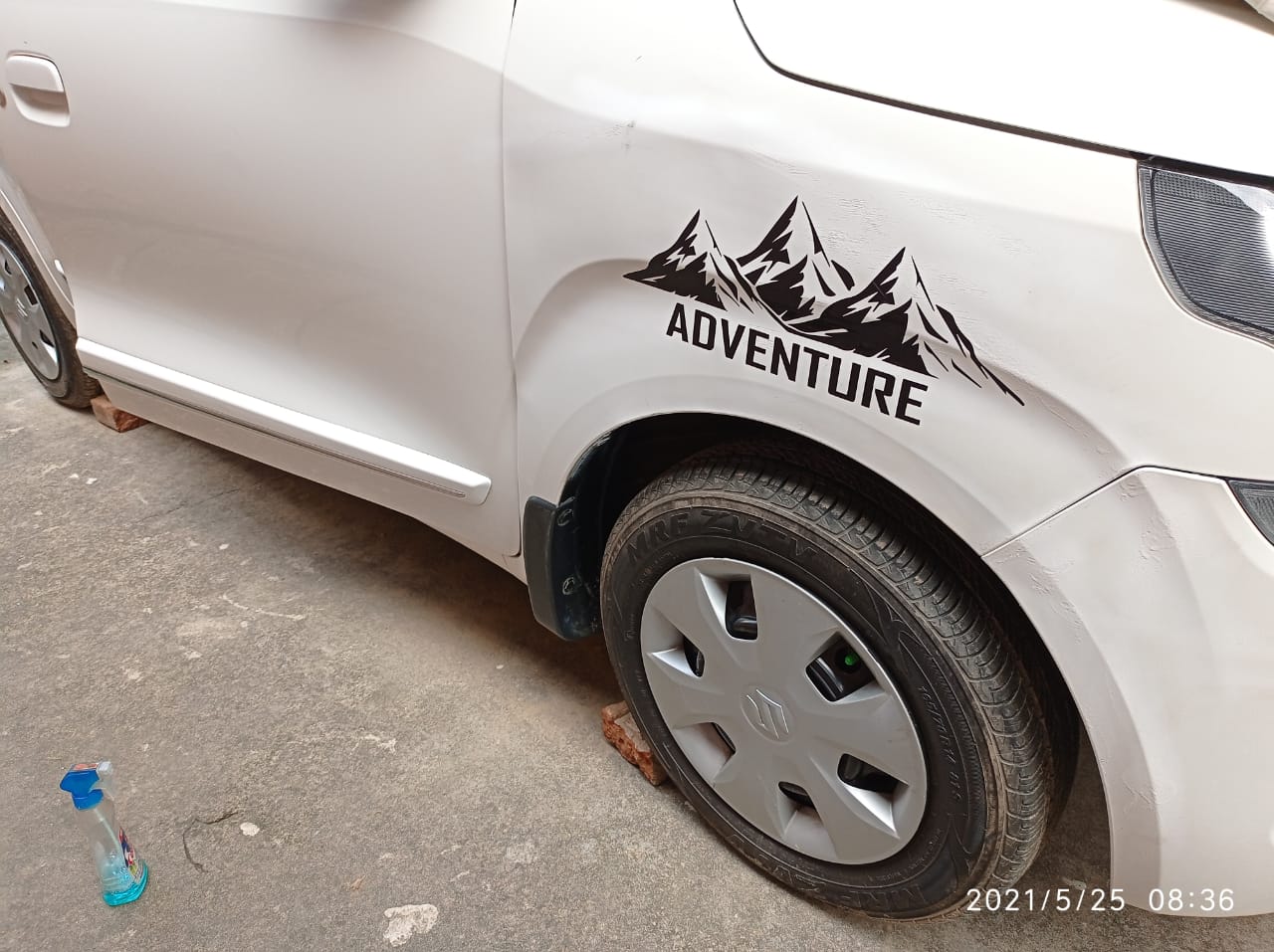 SIGN EVER Adventure Mountain Stickers Car Door Side Bonnet Bumper Hood ...