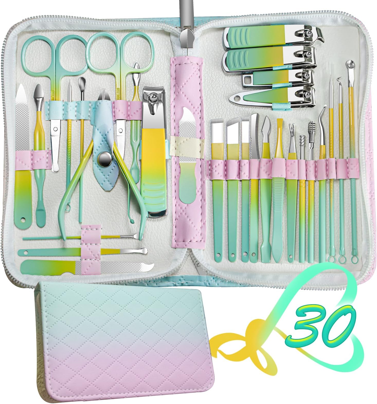 Amazon.com : Manicure Set Professional Nail Manicure Kit for Women, 21 ...