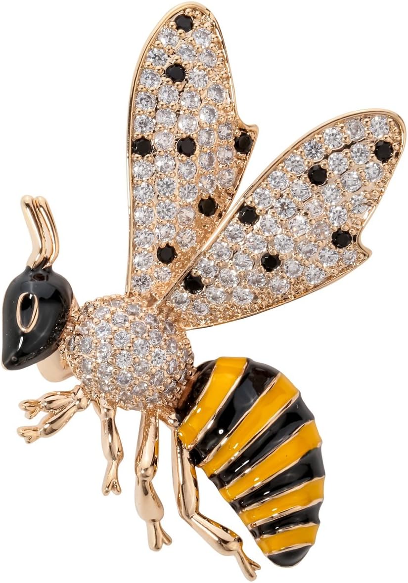 Amazon.com: Szxc Women's Bumble Bee Pin Brooch + Pendant 2 in 1-1 2/5 ...